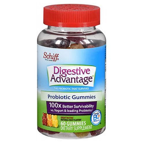 Garrafa De Goma Probiótica Sustenex 60 Ct Por Schiff/bio Foods - Carrefour