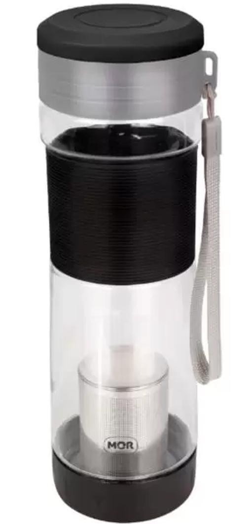 Garrafa Com Infusor Preta 550ml - Carrefour