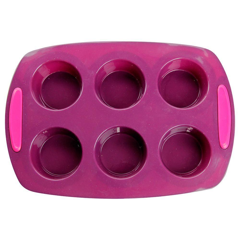 Forma De Silicone Para Muffin 6 Cavidades Moda Do Chef - Carrefour