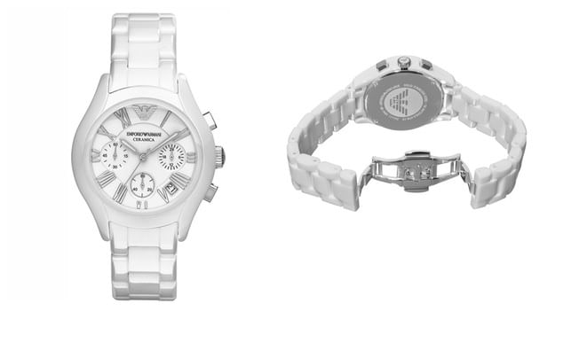 Relógio Empório Armani Ar1403 Cerâmica Branco 47mm - Carrefour