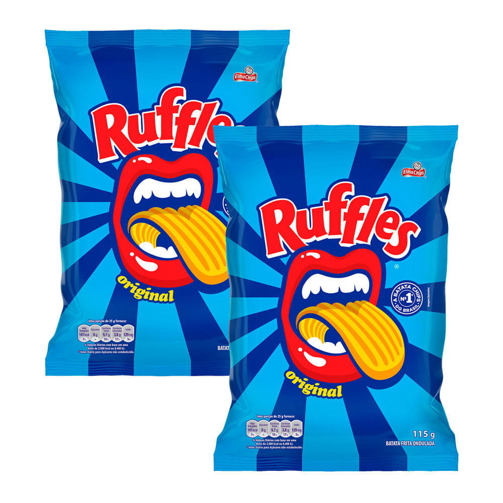 Kit 2 Batata Ruffles Elma Chips Sabor Original 115g - Carrefour