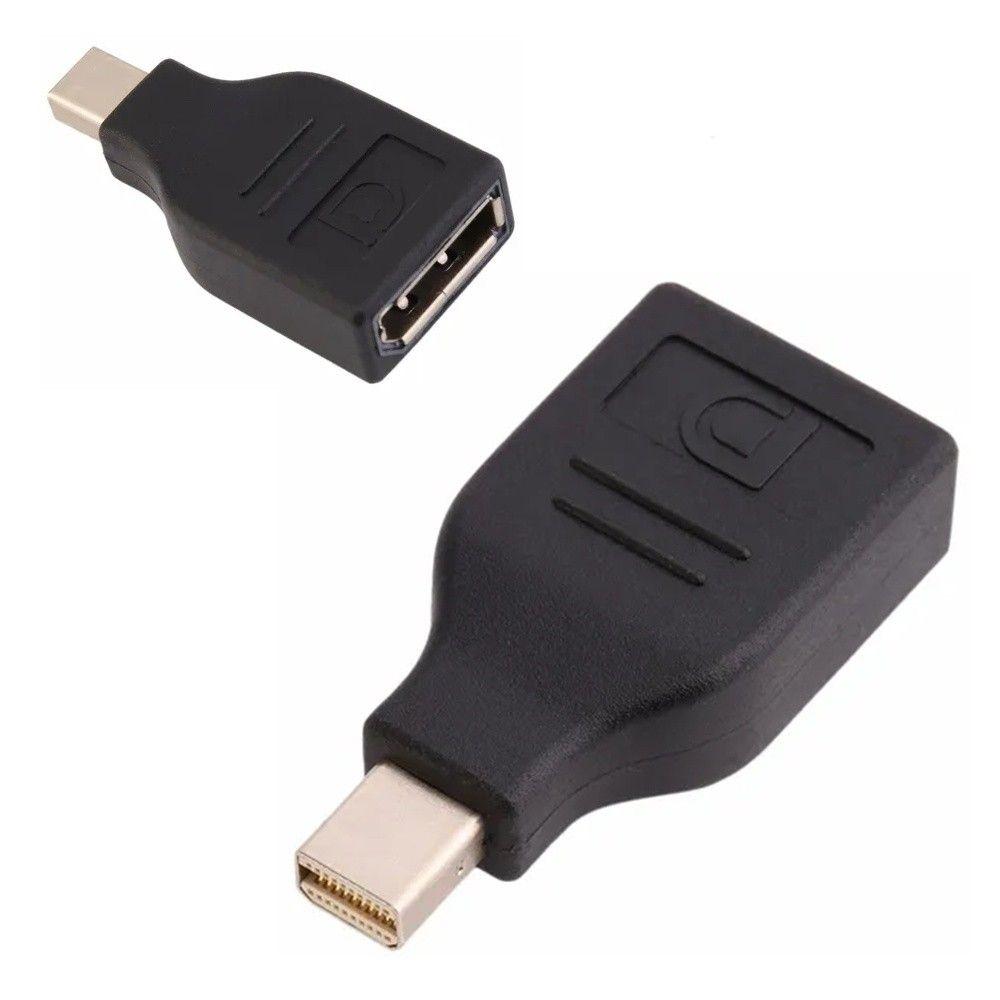 Adaptador Mini Displayport para Displayport Fêmea Cabo Conversor ...