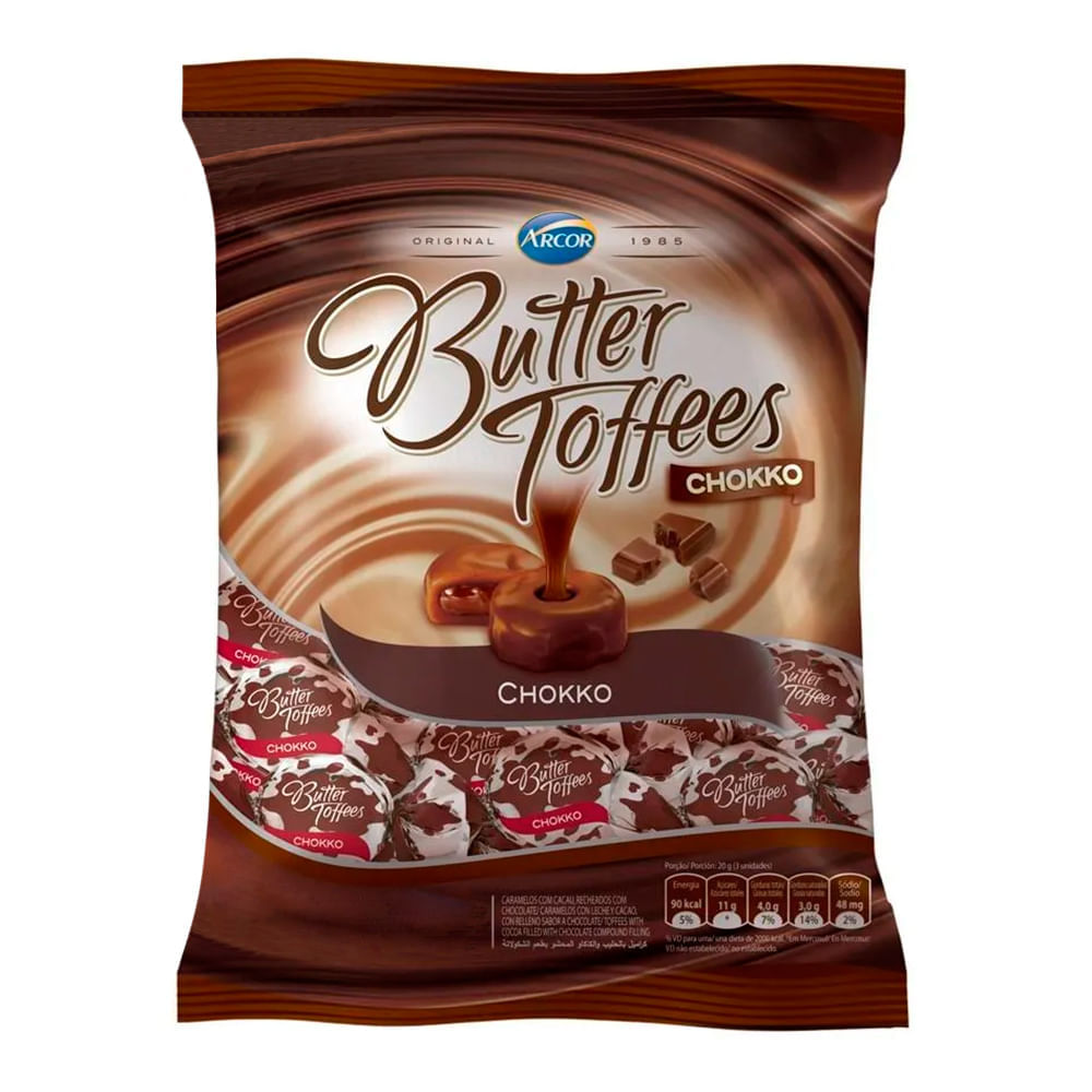 Balas Arcor Butter Toffees Chokko 100g - Carrefour