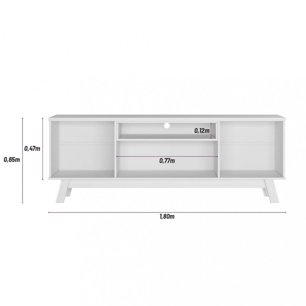 Rack Para Tv Até 75 Polegadas 2 Portas Colorado Linea Brasil - Carrefour