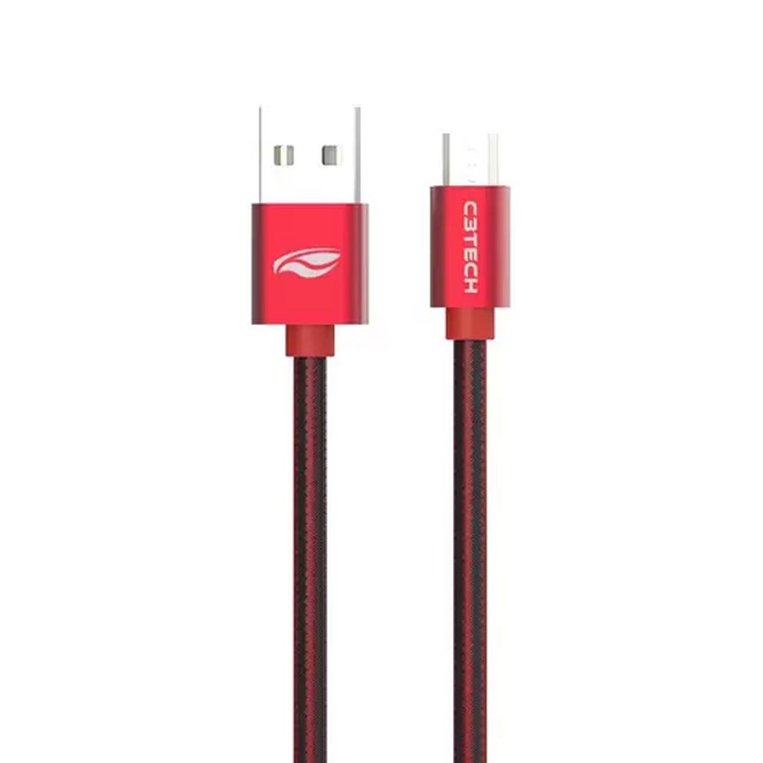 Cabo Usb X Micro Usb 2 Metros Vermelho C3tech - Carrefour Cabo Usb X Micro Usb 2 Metros Vermelho C3tech - Carrefour