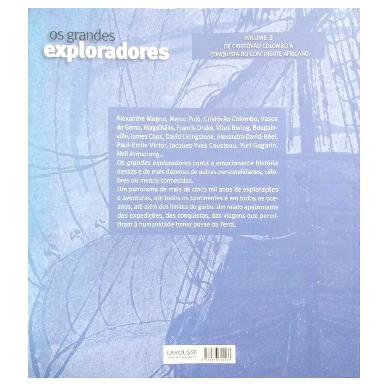 Livro Físico Coleção Os Grandes Exploradores Larousse Volume 2 De ...