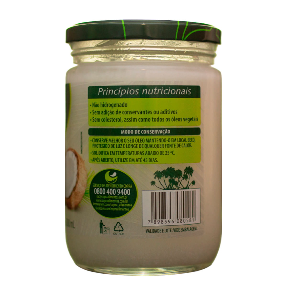 Óleo De Coco Sem Sabor E Sem Cheiro 500ml - Copra - Carrefour