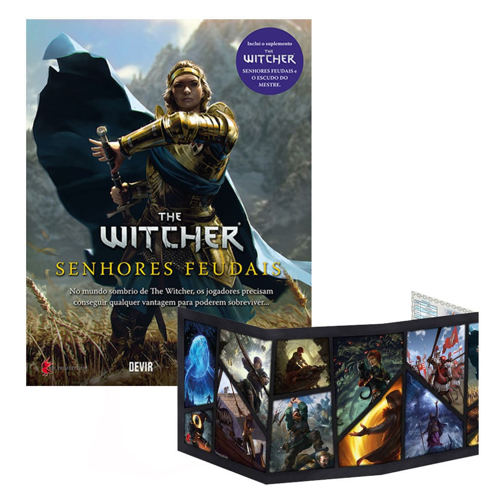 The Witcher RPG Senhores Feudais e Escudo do Mestre Livro De RPG Devir DVRTG000 - Carrefour