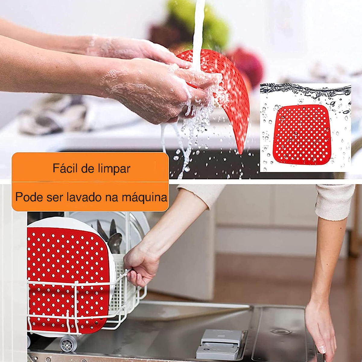 Protetor Tapete Universal De Silicone Lorben Para Fritadeira Airfryer ...