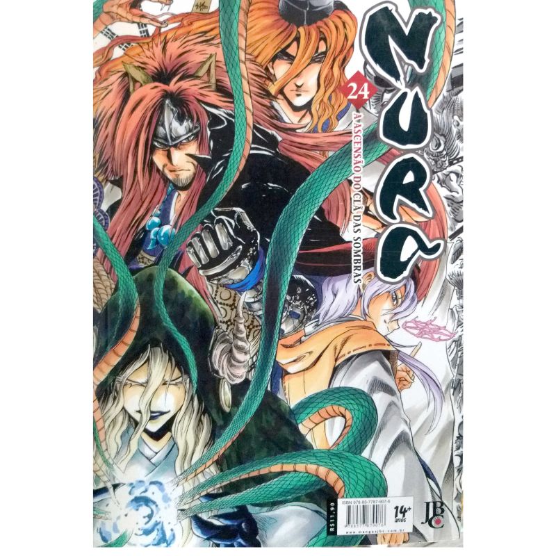 Livro Físico Hq Mangá Nura A Ascensão Do Clã Das Sombras Volume 24 ...