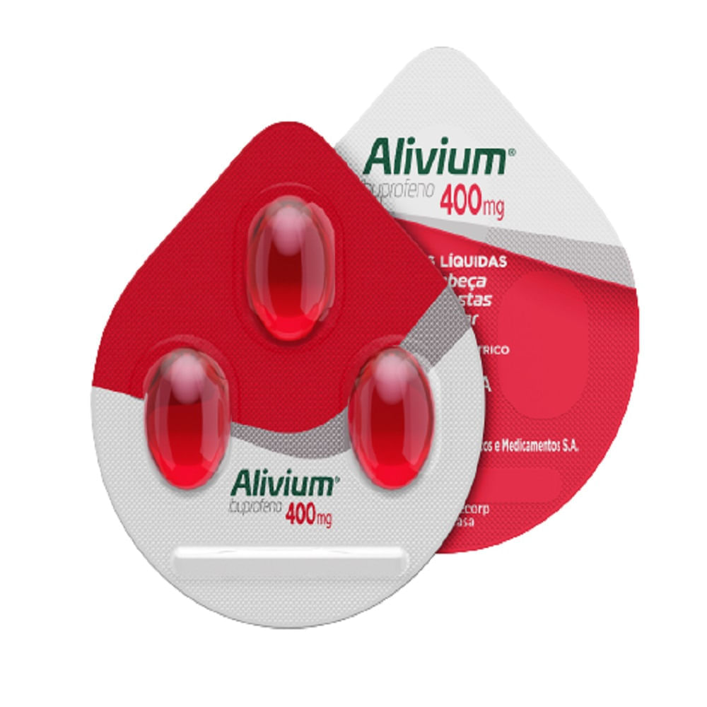 Alivium 400mg 3 Cápsulas Líquidas - Carrefour