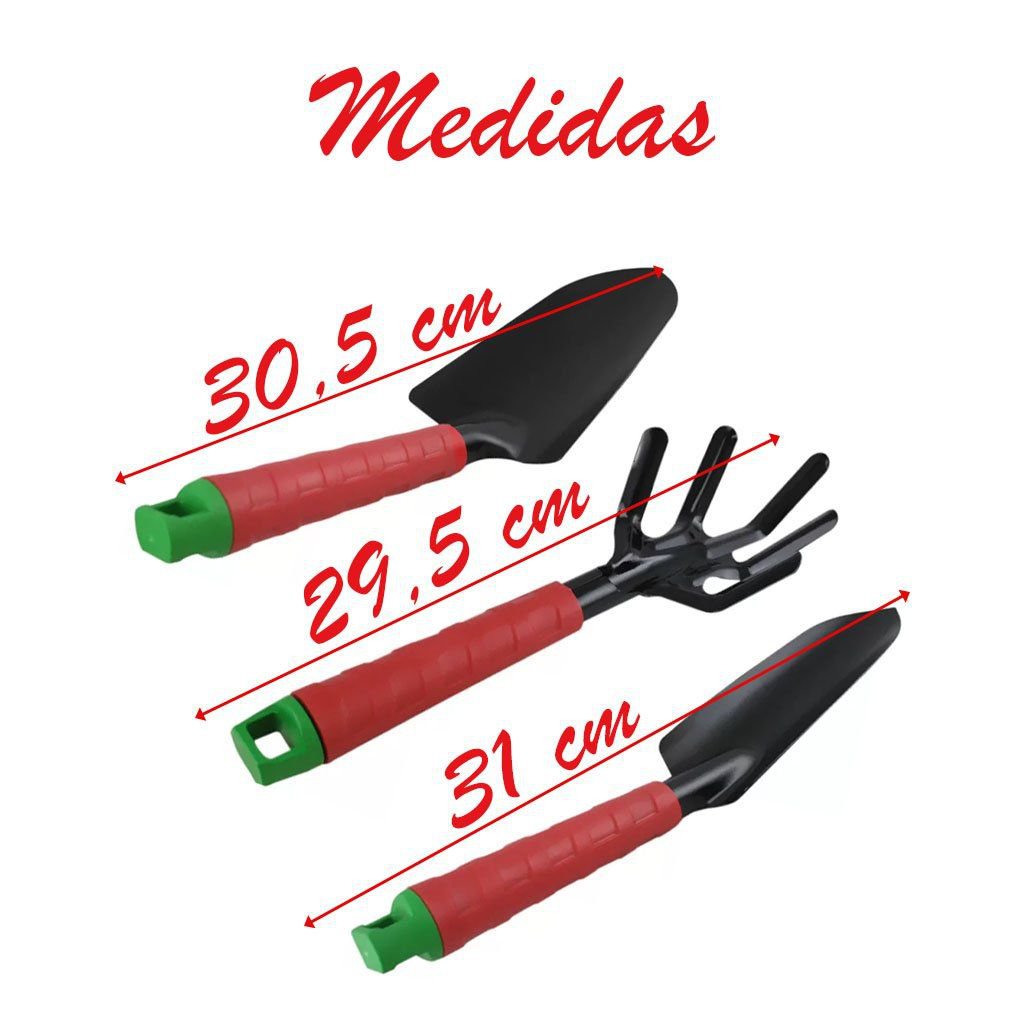 Conjunto De Ferramentas Para Jardim 3 Peças - Carrefour