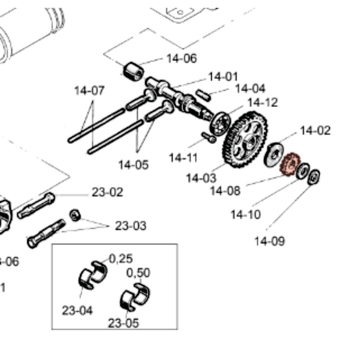 Engrenagem Eixo Comando Virabrequim Yanmar Ns90 Original - Carrefour