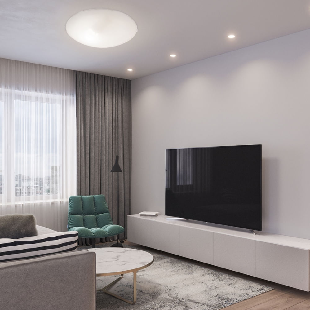 Plafon Ice Com 30cm Branco Para 2 Lâmpadas - 144800001 - Startec ...