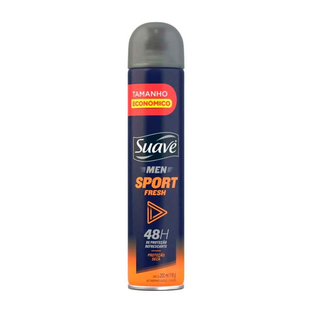 Desodorante Antitranspirante Aerosol Suave Men Sport Fresh 200ml ...