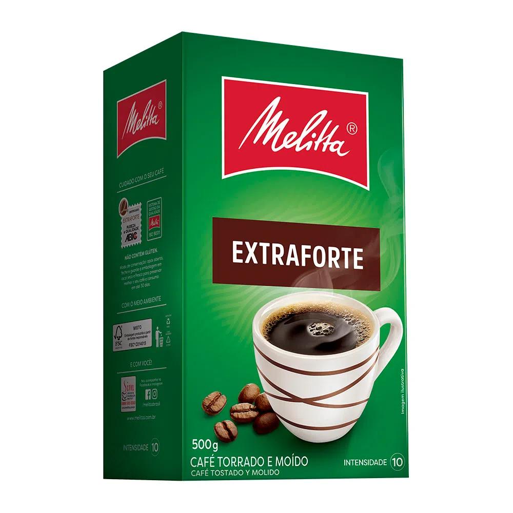 Café Extra Forte Torrado e Moído Melitta 500g - Carrefour