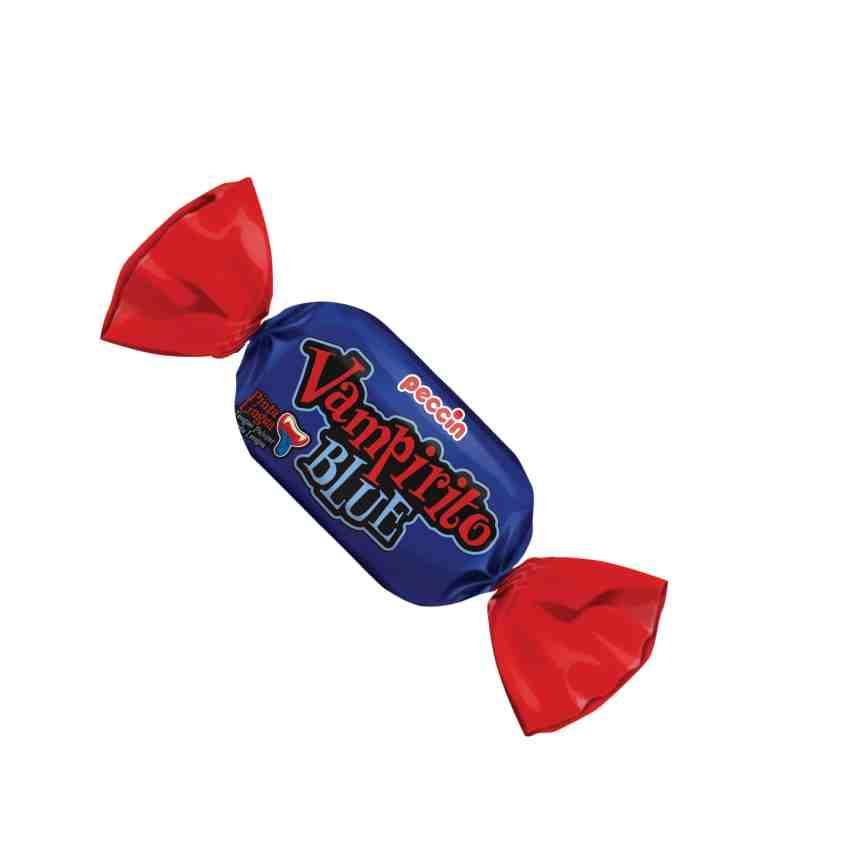Bala Mastigável Vampirito Blue Halloween 600g Peccin - Carrefour