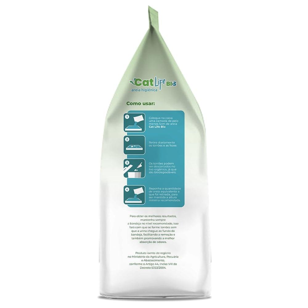 Areia Higiênica Cat Life Bio Média Menos Rastro - 4 Kg - Carrefour