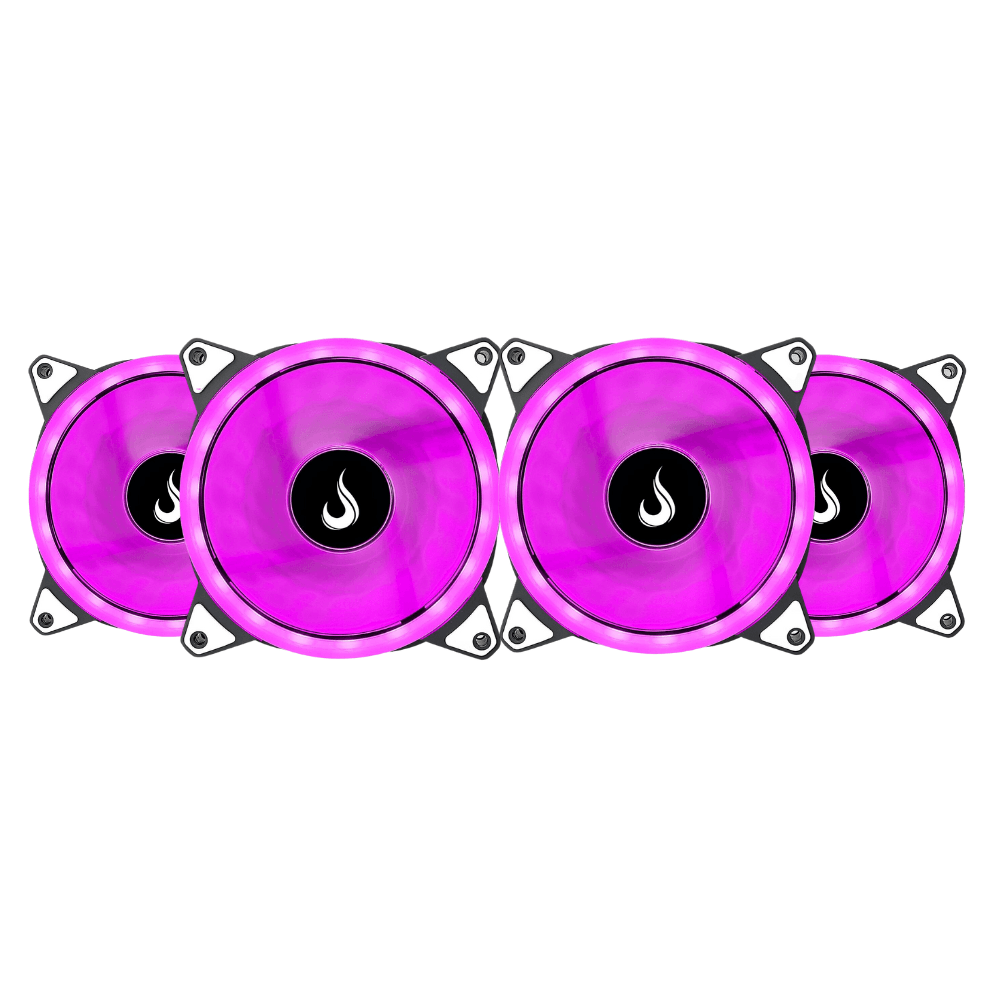 Kit 4 Cooler Fan Rise Mode Smart Rgb 120mm Sem Controladora - Carrefour