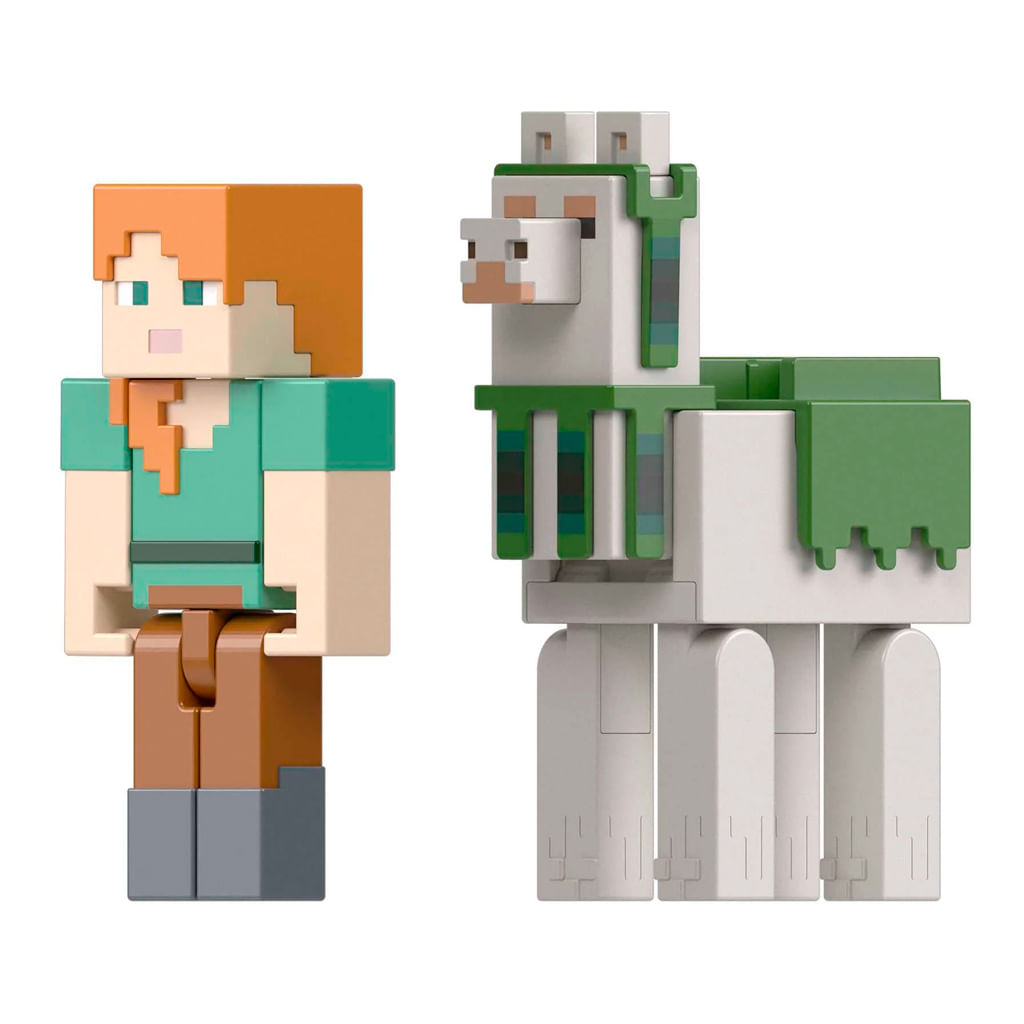 Boneco Minecraft Alex E Lhama - Mattel - Carrefour