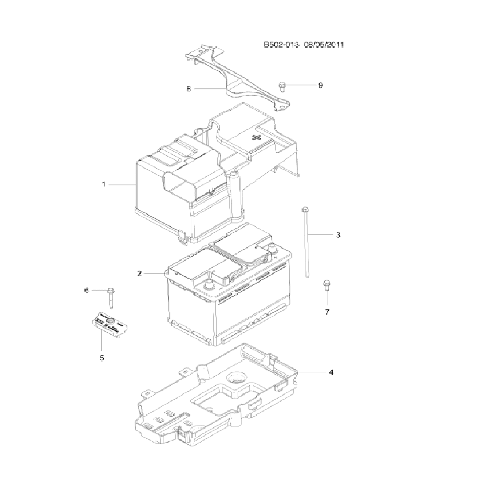 S10 Parafuso Do Retentor Da Bateria Gm Novo Original - Carrefour