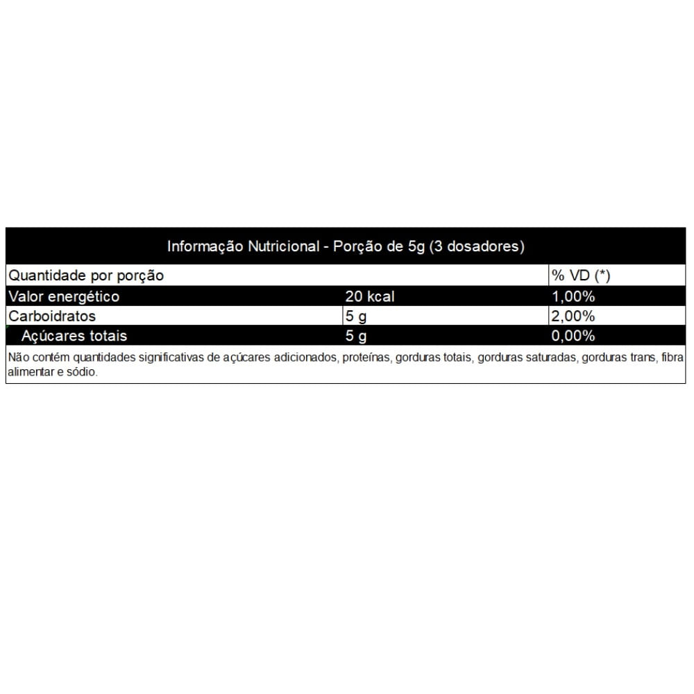 D-ribose Energia E Desempenho 150g Sabor Neutro Suplemento - Carrefour