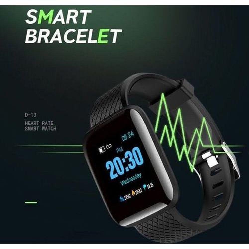 Relógio Inteligente Smartwatch D13 Android e Ios Preto - Smart ...