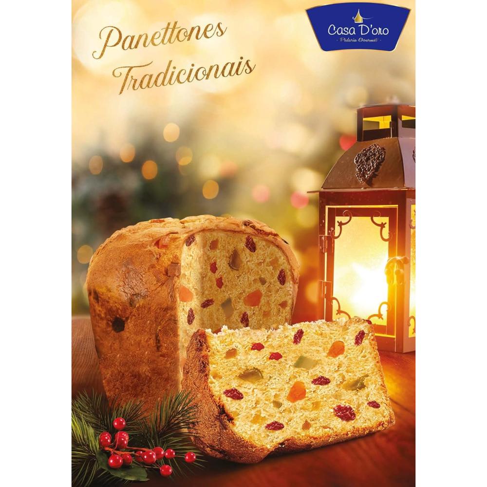 Panettone com Frutas Casa D'Oro 400g - Carrefour
