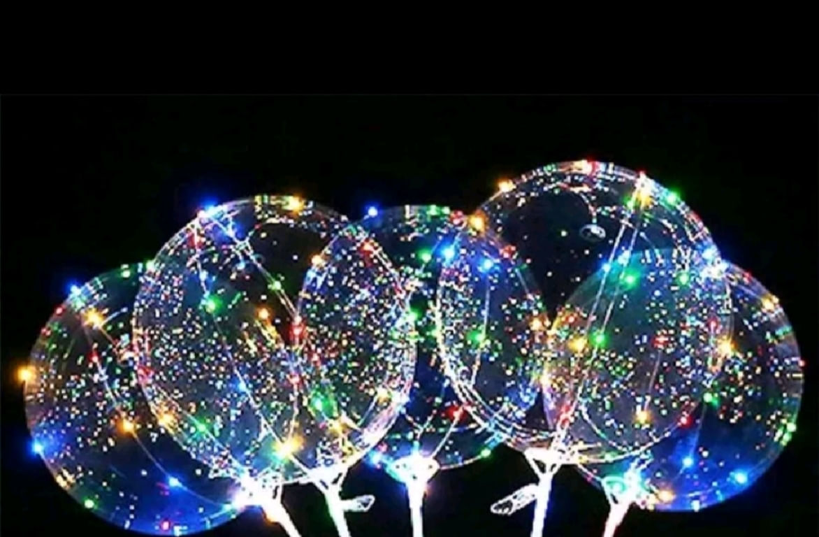 BALAO BUBBLE LED COLORIDO A PILHA 45CM. UN MUNDO BIZARRO - Carrefour