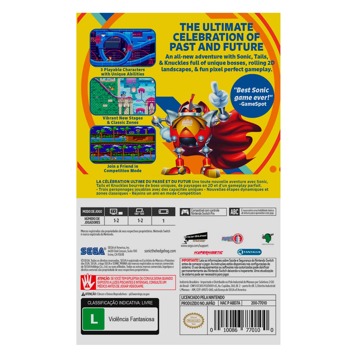 Sonic Mania -Carrefour - Carrefour