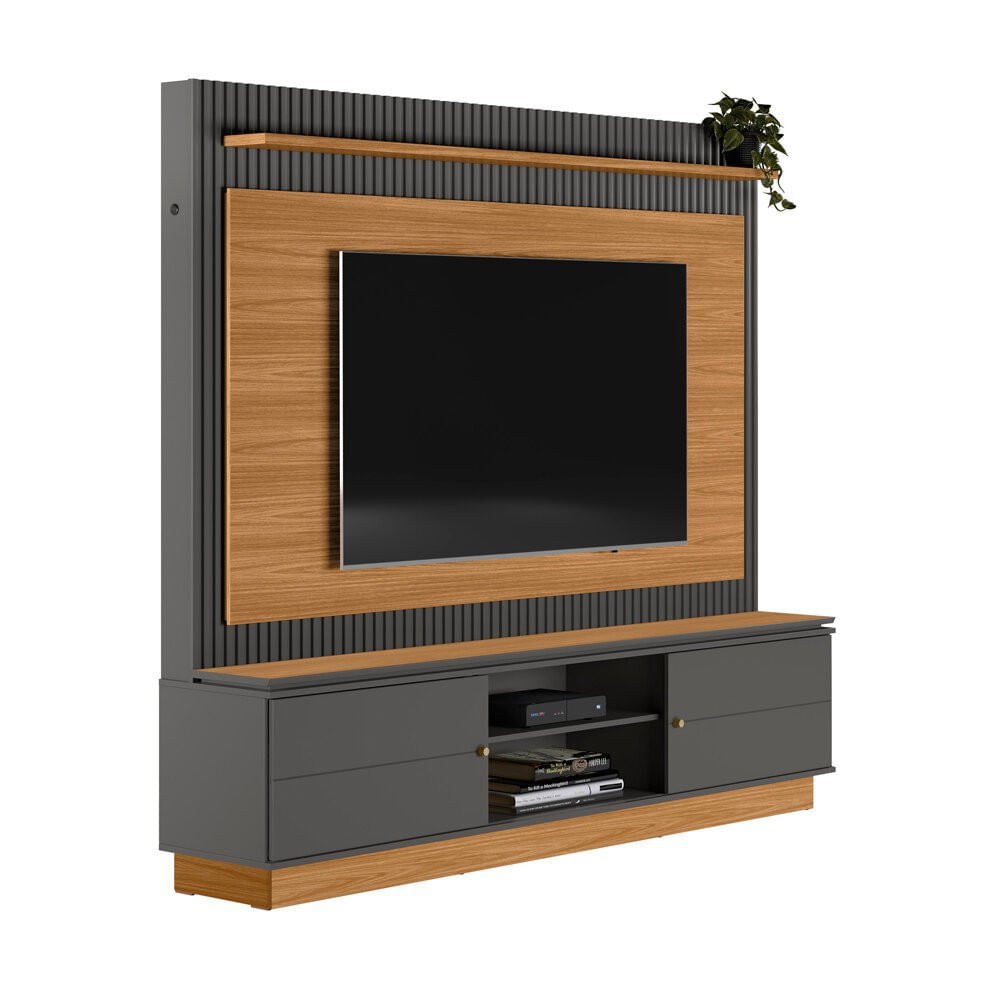 Painel Home Para Tv Até 75 Linea Guararapes 2 Portas Mdf E Mdp - Carrefour