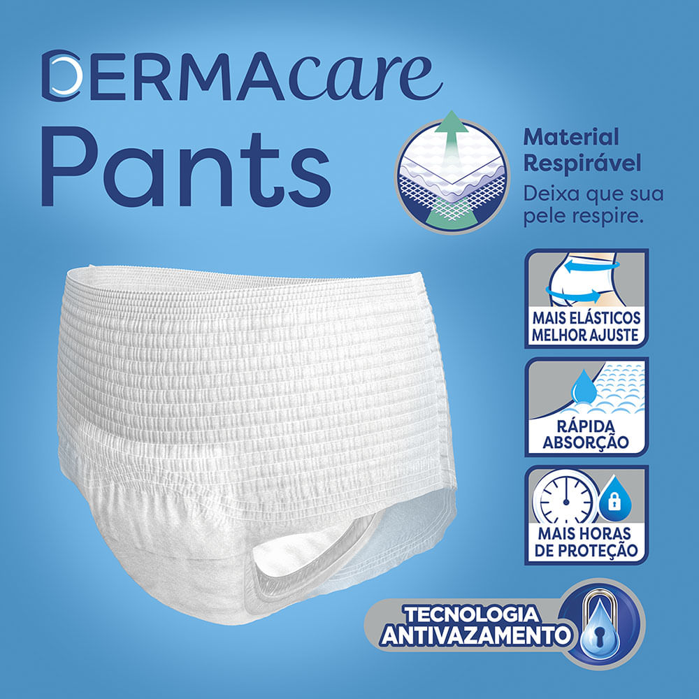Roupa Intima Tena Dermacare Pants Ultra G/EG com 8 unidades - Carrefour