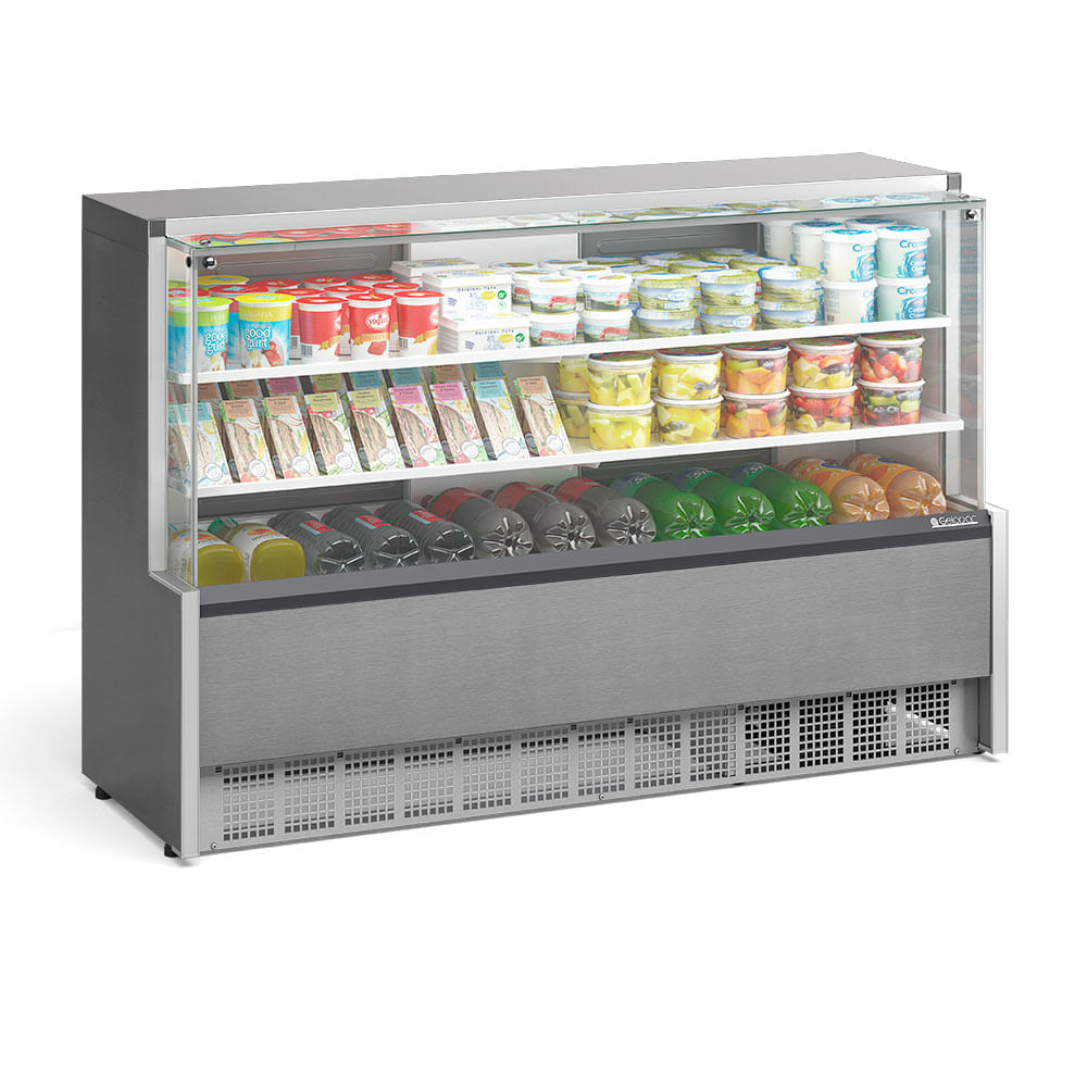 Balcão Refrigerado 2 Placas Frias Gpda175r Gelopar Aurora 2 Placa Fria ...