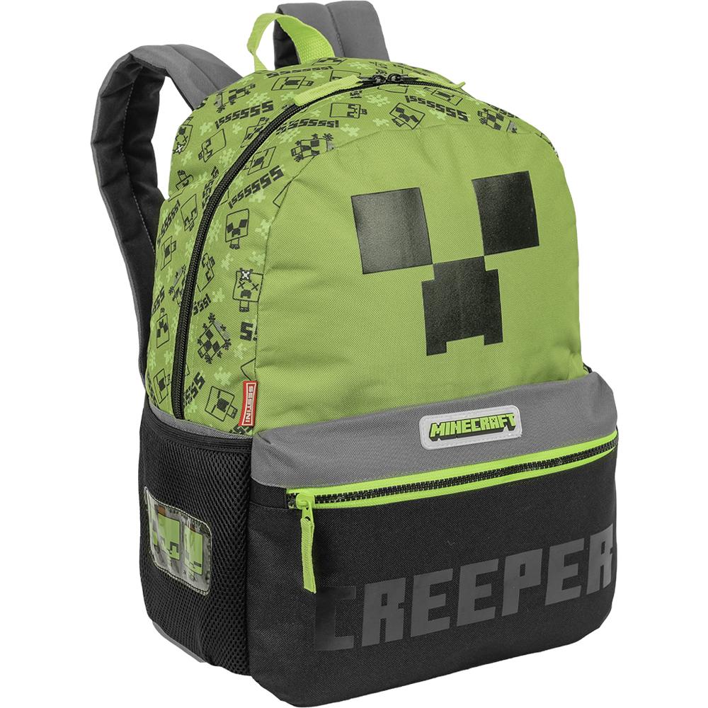 Mochila De Costas Sestini Minecraft M Plus Creeper Colorido - Carrefour