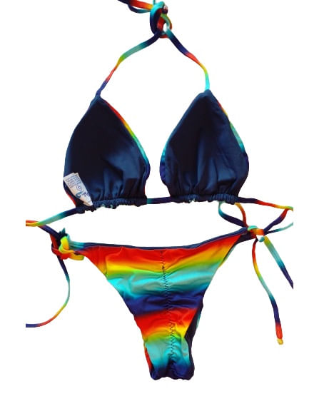 Biquini Cortininha Neon Empina Bumbum Bojo Ripple Amarração - Carrefour