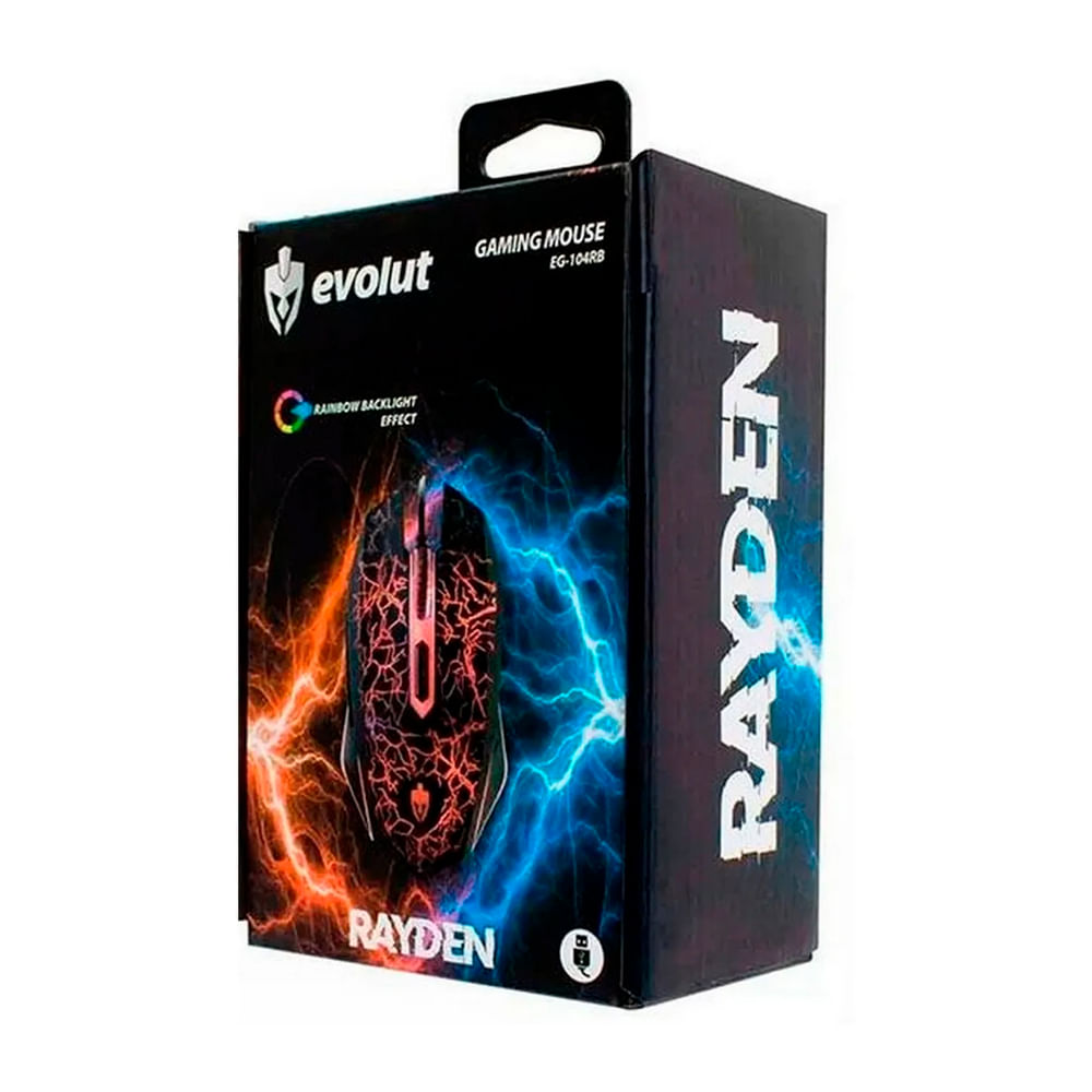 Mouse Gamer Evolut EG-104RB Mouse com design inovador e moderno, ideal ...