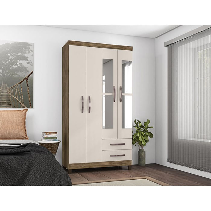 Guarda Roupa solteiro Modena, desenvolvido para o cliente que procura ...