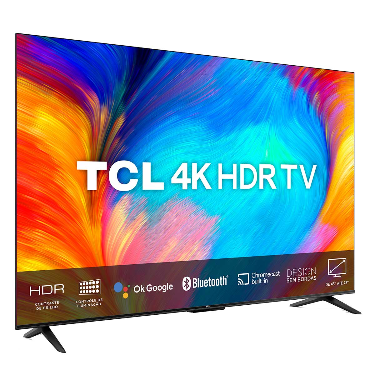 Smart TV TCL 55" 4K UHD LED Dolby Audio 3 HDMI 1 USB Wifi 55P635 - Carrefour