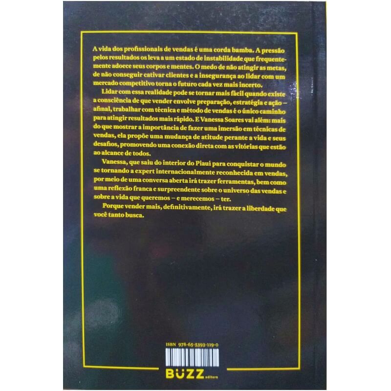 Livro Físico Venda Mais Vanessa Soares Como Se A Sua Vida Dependesse ...