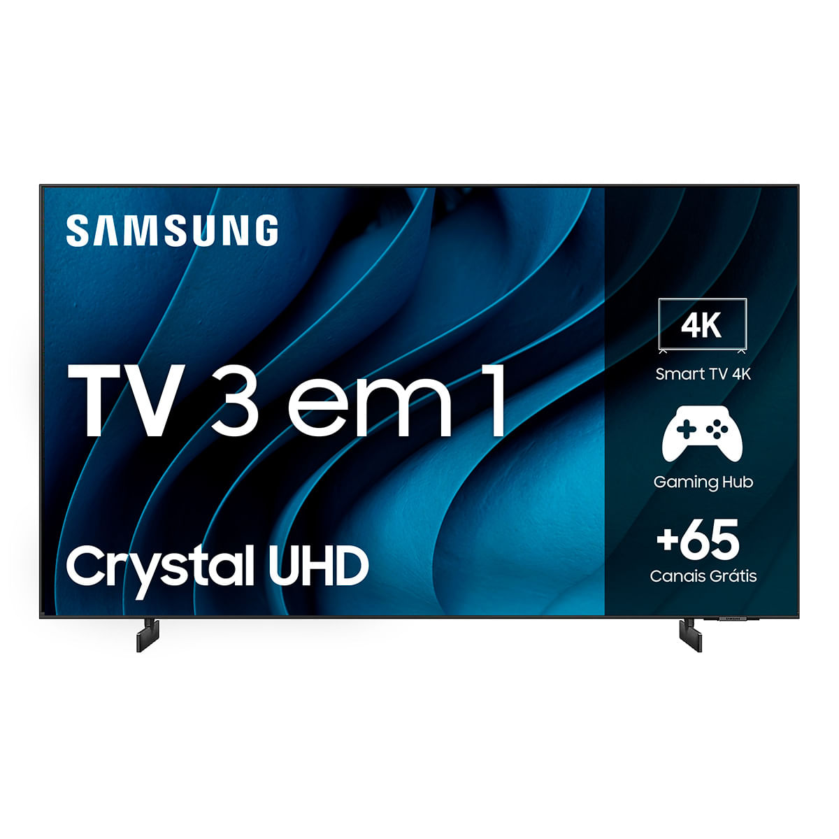 Samsung Smart TV 75 polegadas Crystal UHD 4K 75CU8000 Painel Dynamic ...