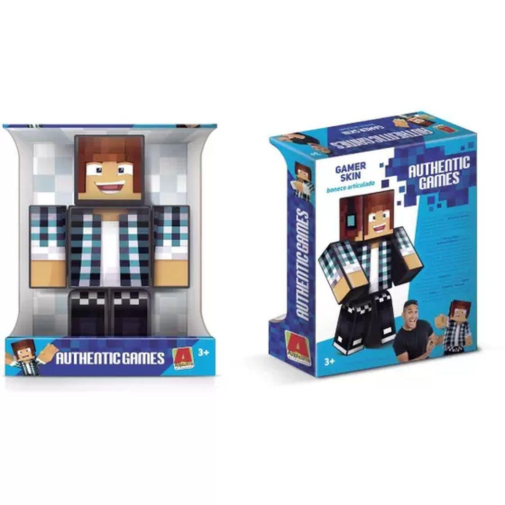 Boneco Articulado Authentic Games Minecraft 35cm Algazarra - Carrefour