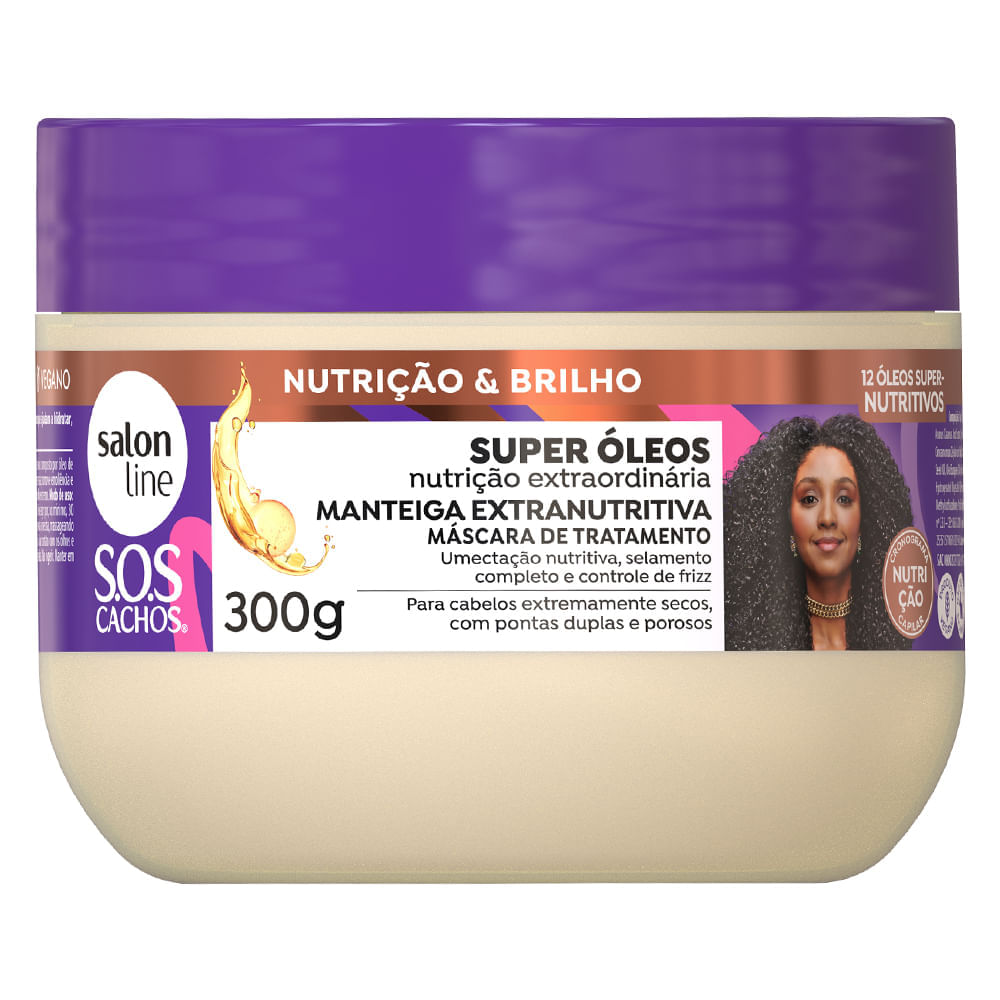 Creme De Tratamento Salon Line Sos Manteiga Extra Nutritiva 300g ...