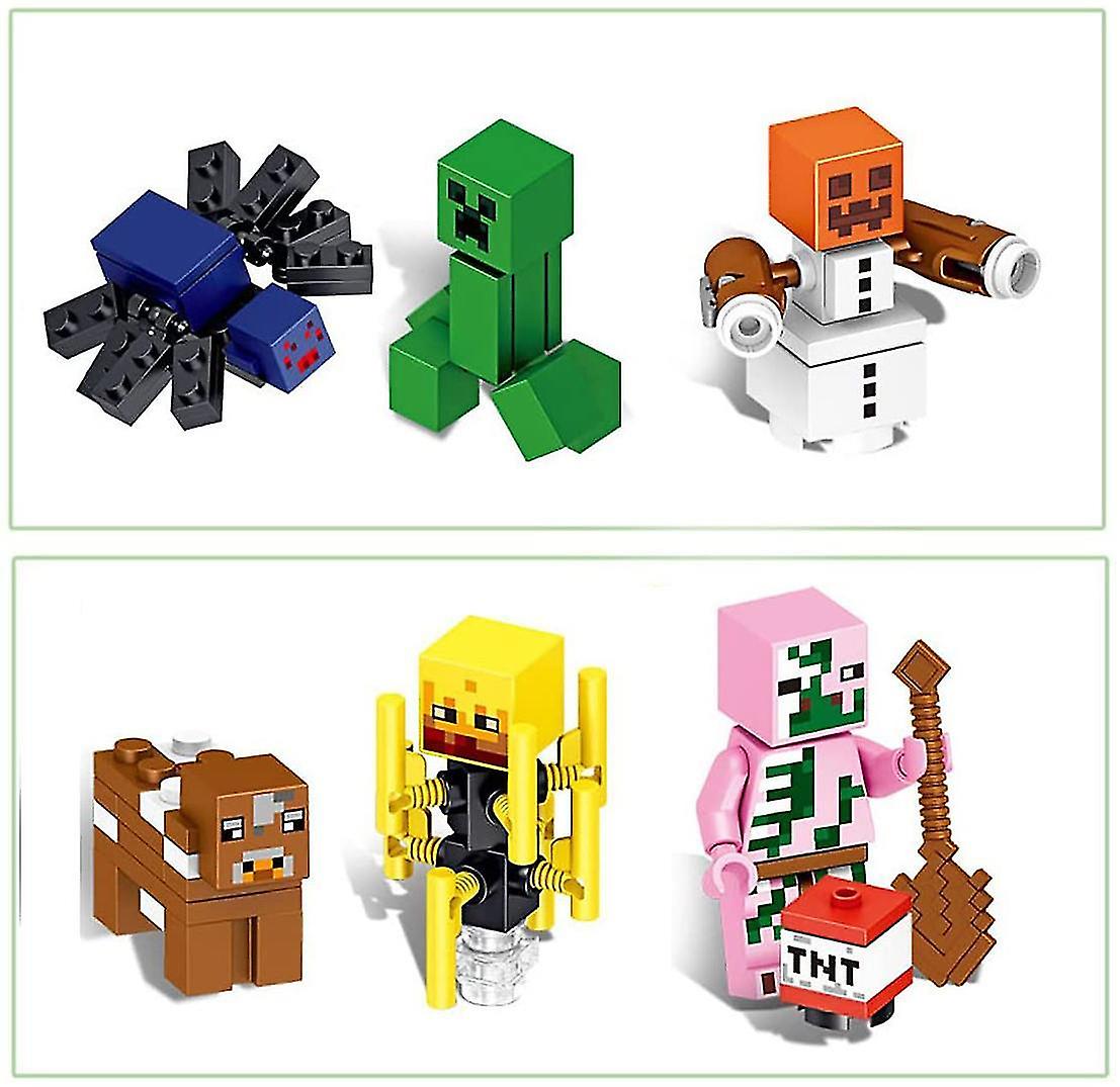 29pcs Minecraft Figuras Set Ação Figura Minifiguras Crianças - Carrefour