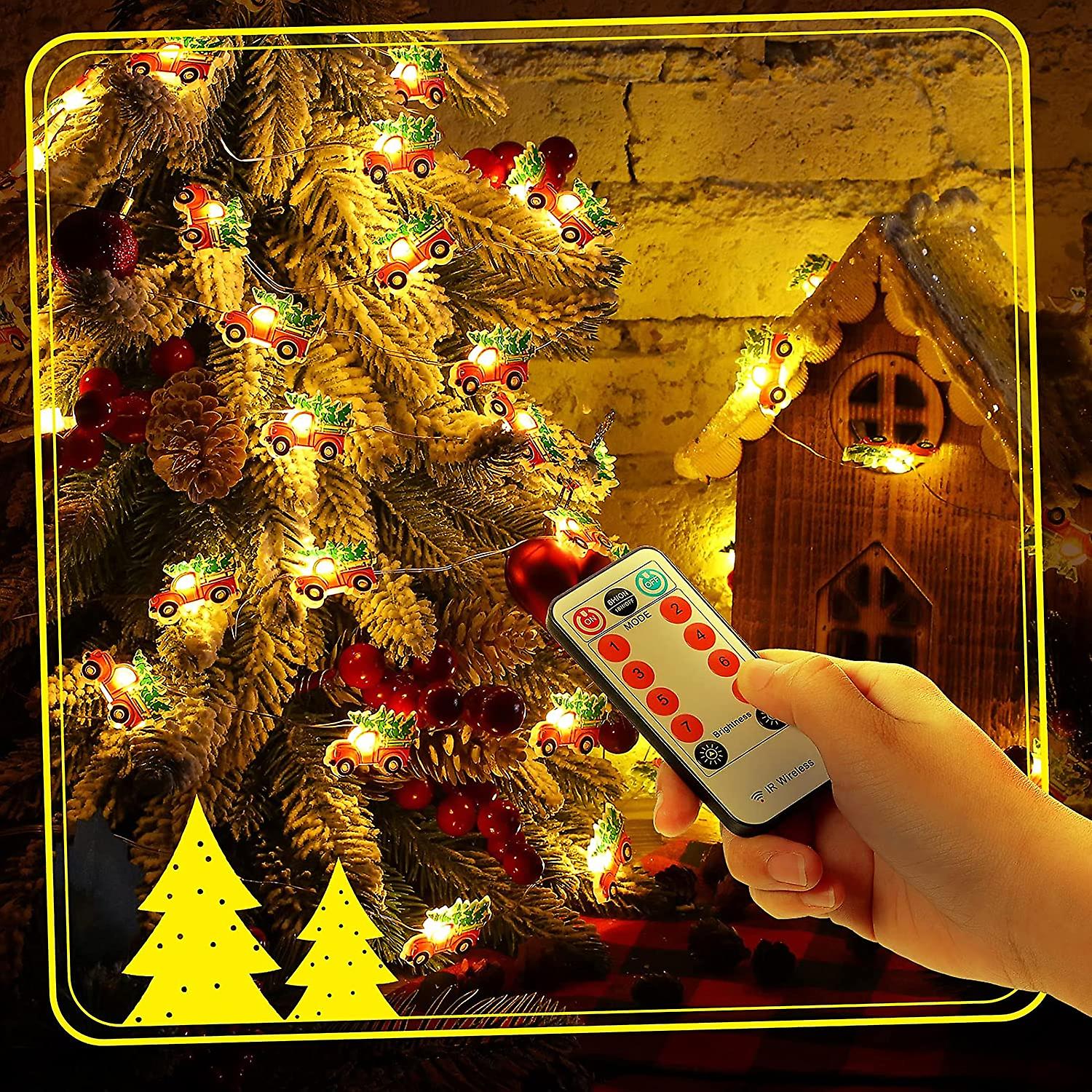 Natal Led String Lights 6.5 Ft 20 Leds Fada De Natal L - Carrefour