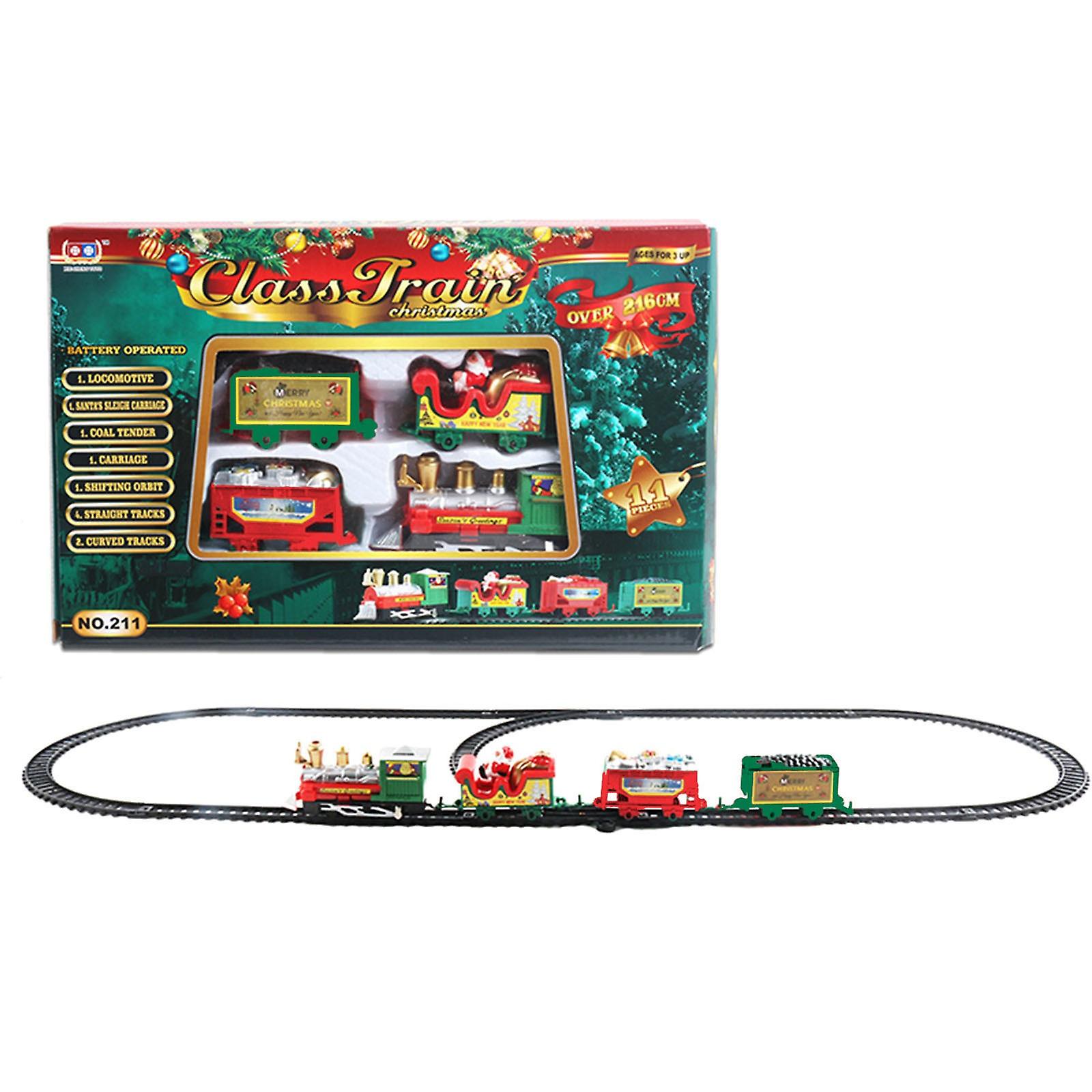 Brinquedo Train Set Natal Train Set Railway Tracks Bateria Ope - Carrefour