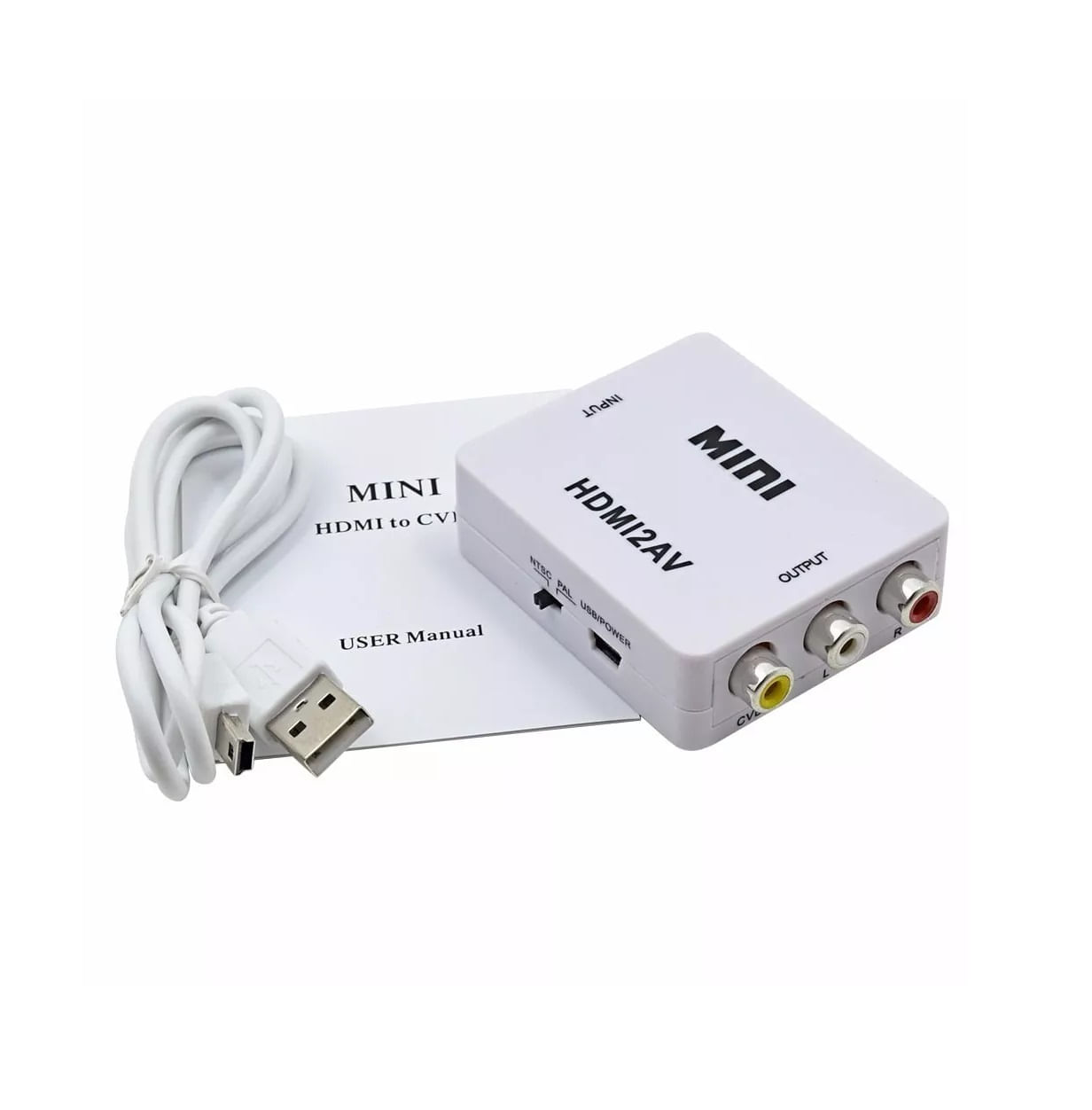 Mini Conversor Adaptador Full Hd Converte Entrada Hdmi Para Av - Carrefour