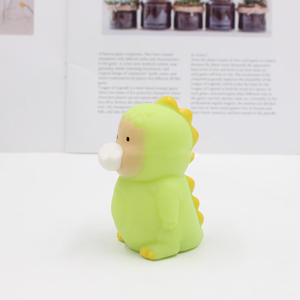 Novidade Brinquedo Dinossauro W / Bubble Blow Spoof Toy For Sensory Th ...