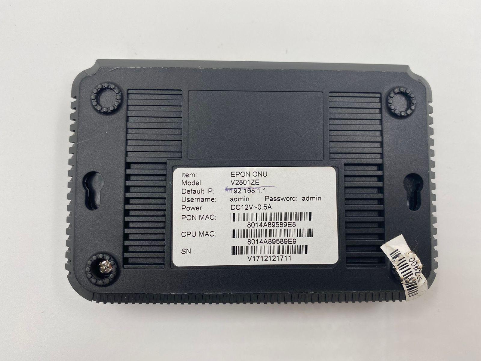 Modem F Onu Epon V2801ze 01 Port Ge Pppoe/bridge - Carrefour