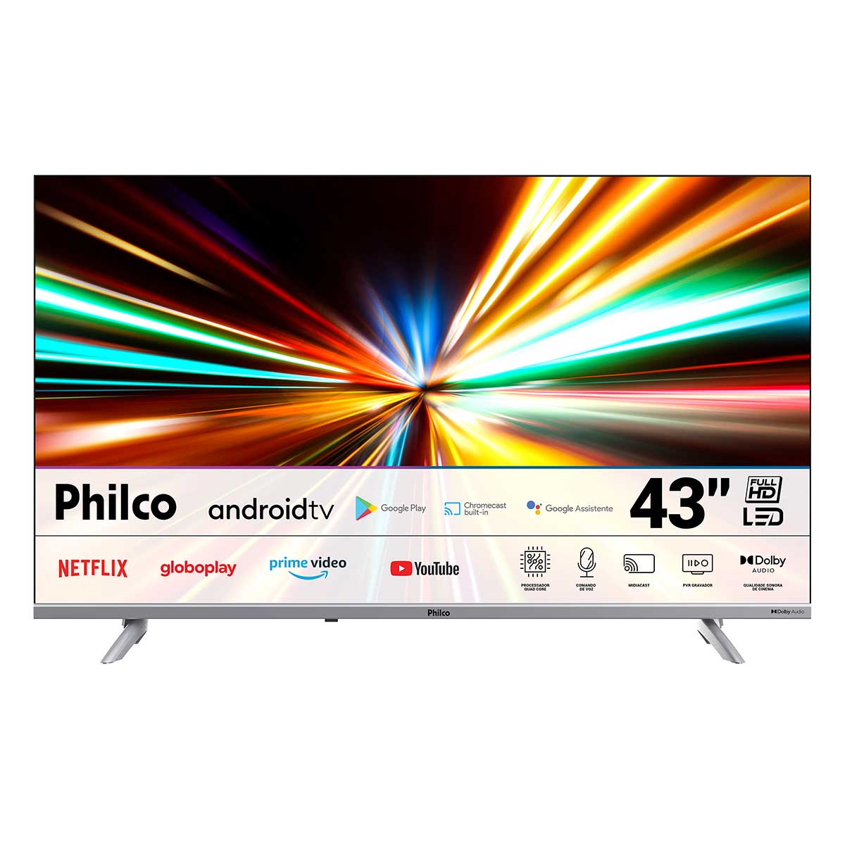 Smart TV Philco 43 polegadas PTV43E3AAGSSBLF Full HD LED Dolby Audio ...