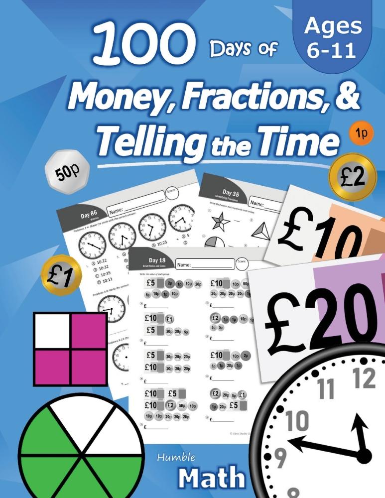 100 Days of Money, Fractions, & Telling the Time - Carrefour